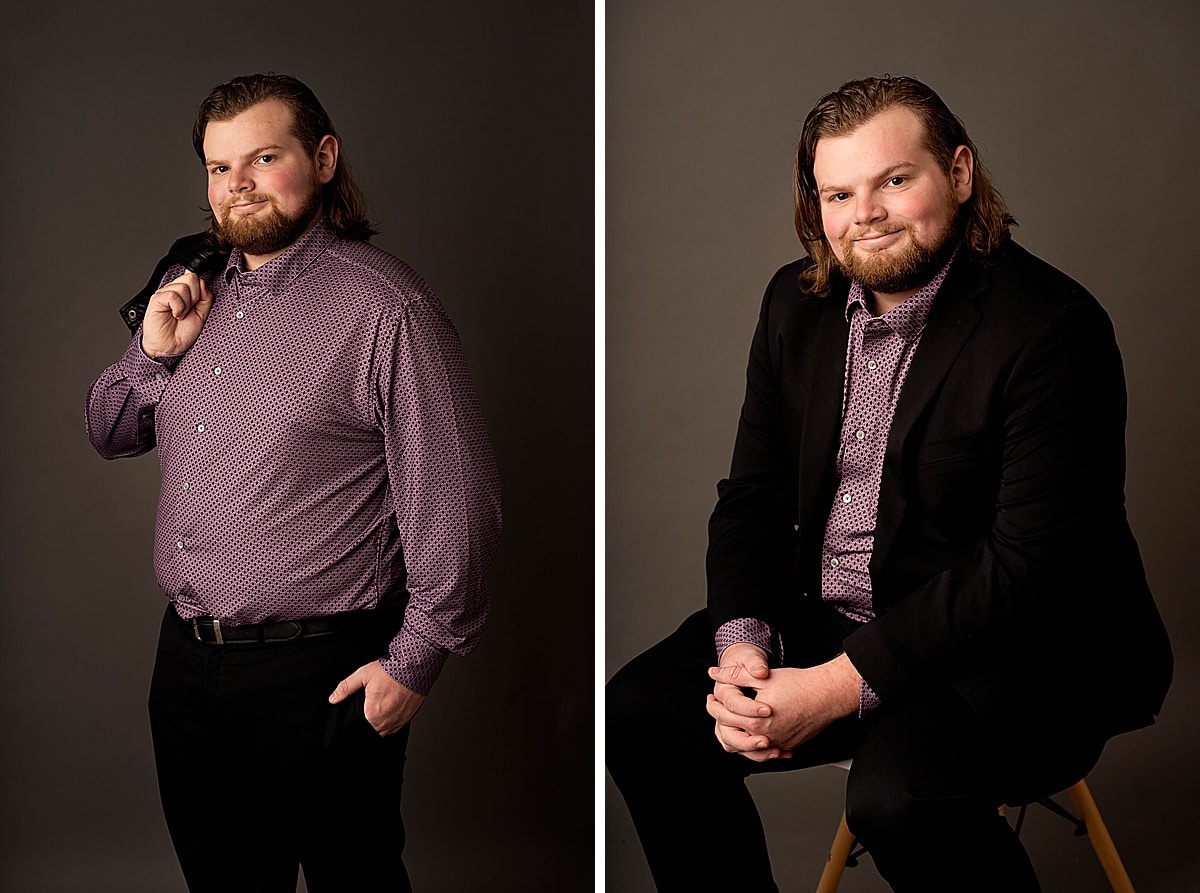 College Headshots | Studio Mini Session – Kelly Broyles Photography